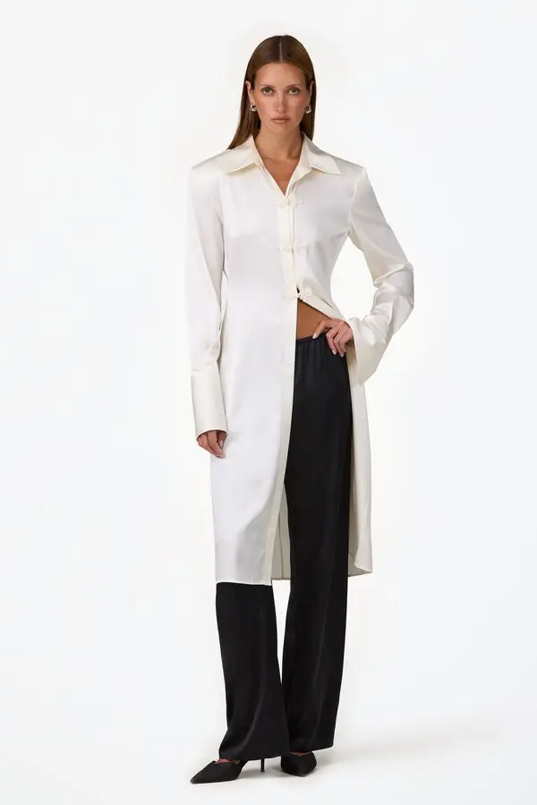 SAME Tailored Silk Duster