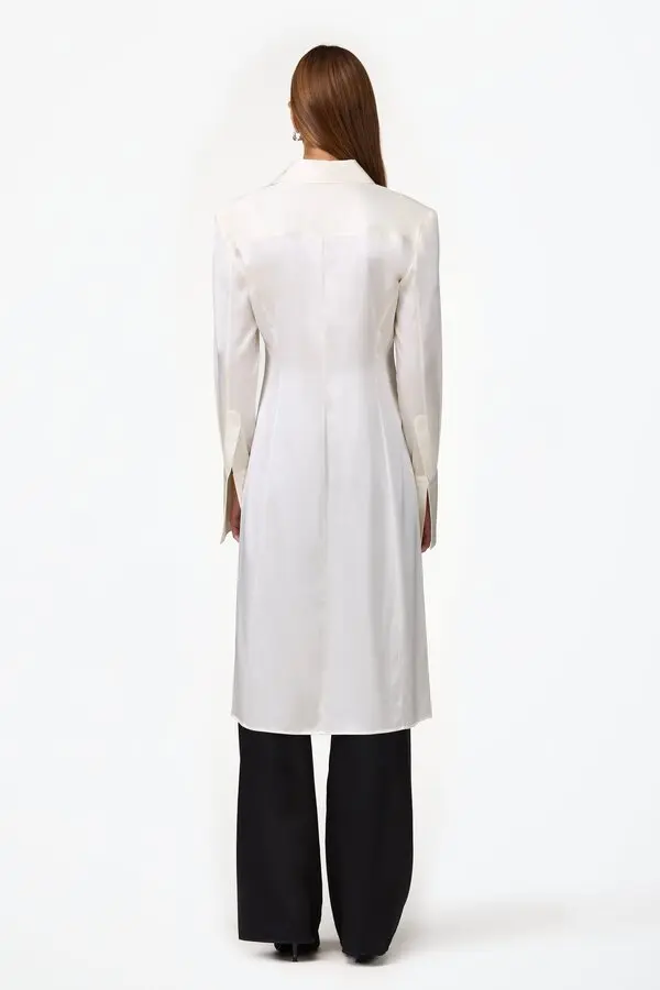 SAME Tailored Silk Duster