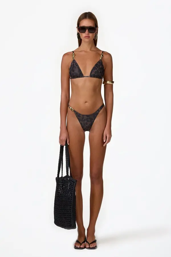 SAME Stone Strap Triangle Top
