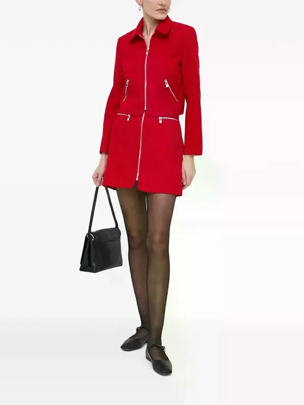 MORGAN Zip-up Cropped Jacket