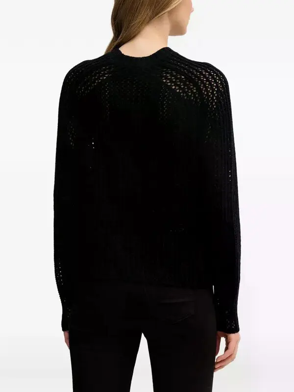 Sisley Openwork Knitted Jumper