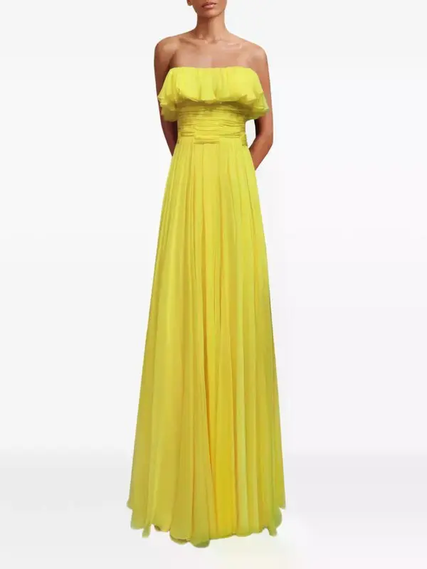 GEMY MAALOUF Ruffled Strapless Dress