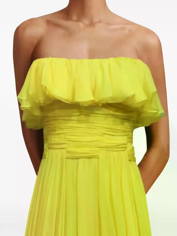 GEMY MAALOUF Ruffled Strapless Dress
