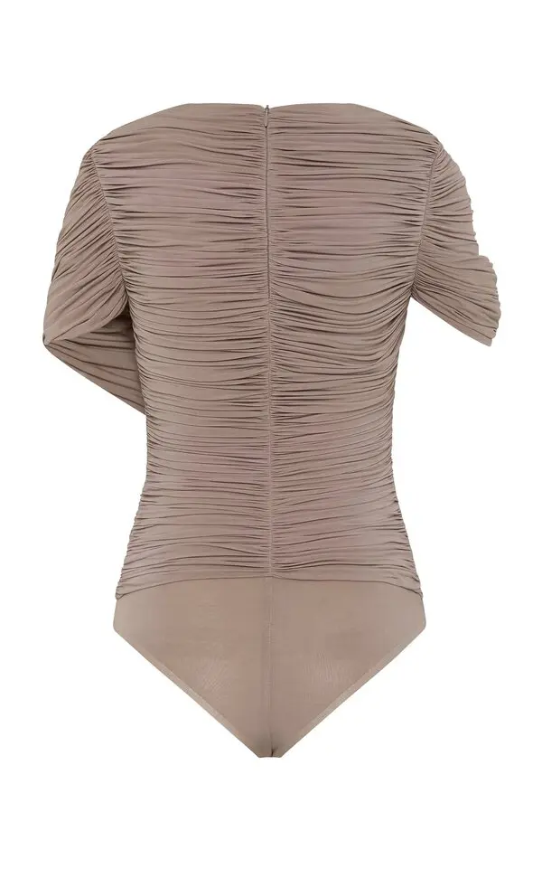 Rachel Gilbert Cyan Bodysuit - Taupe
