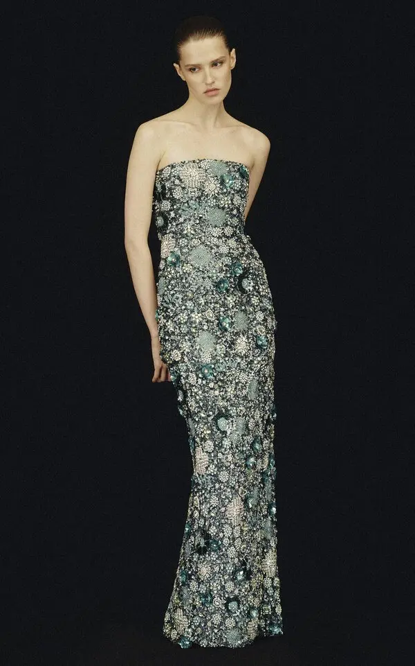 Rachel Gilbert Francesca Strapless Gown