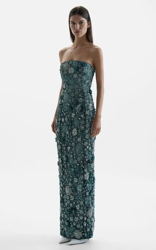 Rachel Gilbert Francesca Strapless Gown