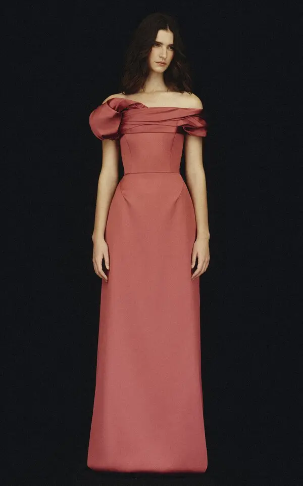 Rachel Gilbert Poline Gown - Pink