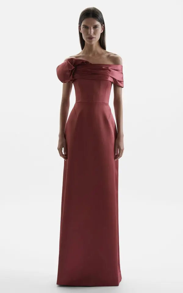 Rachel Gilbert Poline Gown - Pink