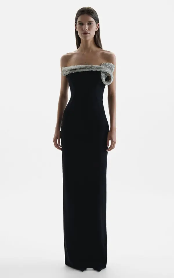 Rachel Gilbert Roslyn Gown - Black