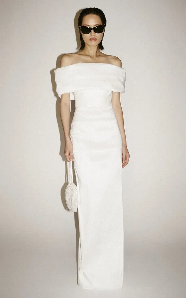 Rachel Gilbert Livia Gown - White
