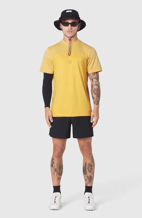 ASRV Aerosilver Upf50 Run Tee - Amber