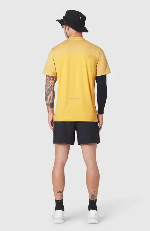 ASRV Aerosilver Upf50 Run Tee - Amber