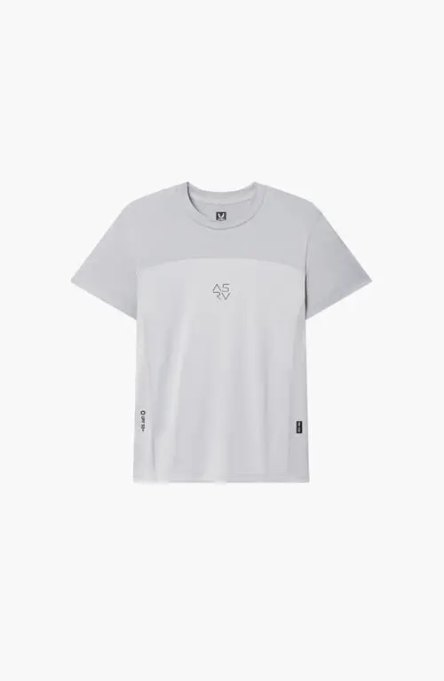 ASRV Aerosilver Upf50 Run Tee - Slate Grey