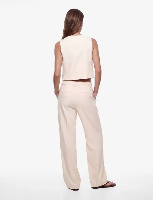 Koton V-neck Sleeveless Tailored Buttoned Vest