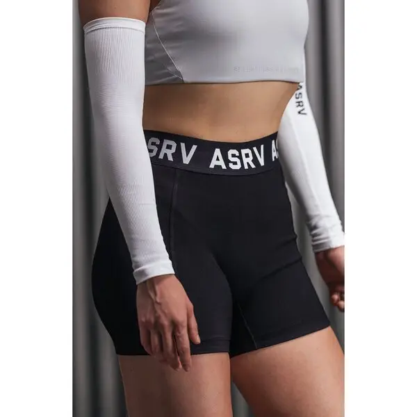 ASRV Lycra Ribbed Short - Black