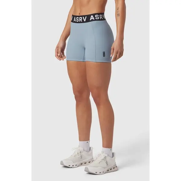 ASRV Lycra Ribbed Short - Light Sky