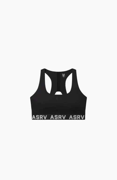 ASRV Lycra Adaptiv Racerback Sports Bra - Black