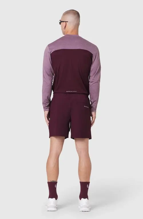 ASRV Aerosilver Upf50 Run Long Sleeve - Merlot