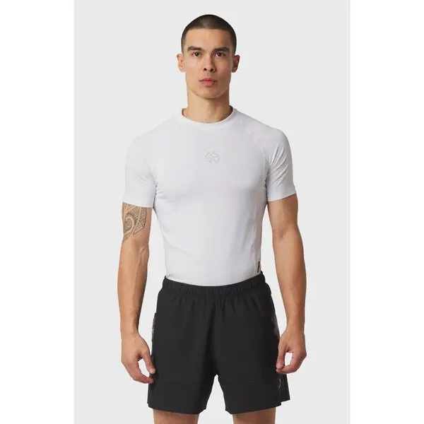 ASRV Lycra Adaptiv Baselayer Short Sleeve Tee - White