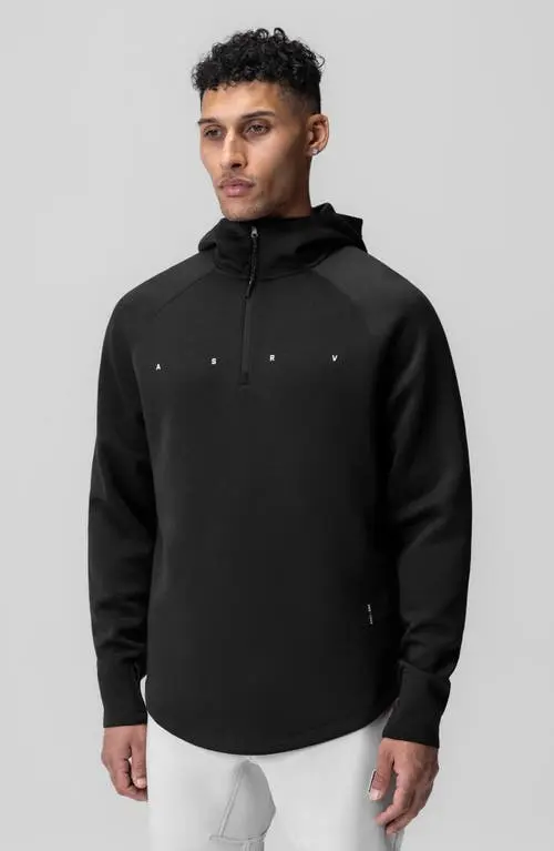 ASRV Dri-core Zip Hoodie - Black