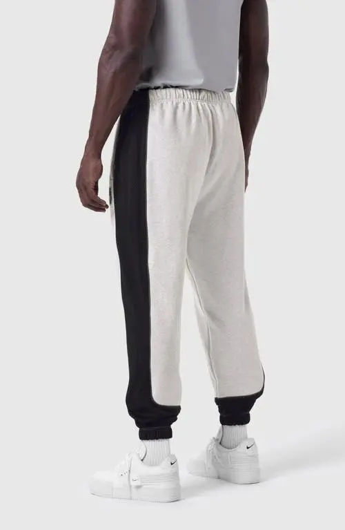 ASRV Tech Terry Mesh Panel Sweatpants - Heather Grey