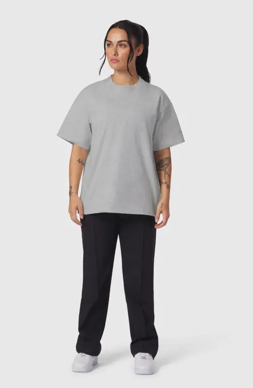 ASRV Distressed Relaxed Tee - Heather Grey