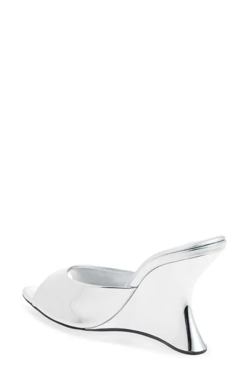 AQUAZZURA Bisous Wedge Slide Sandal