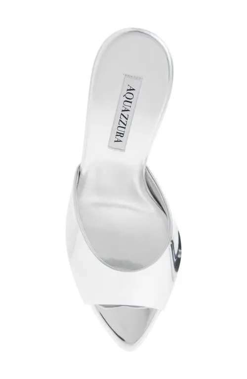 AQUAZZURA Bisous Wedge Slide Sandal