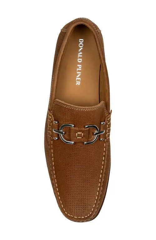 DONALD PLINER Dacio Leather Loafer - Saddle