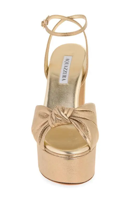 AQUAZZURA Cupid Ankle Strap Platform Sandal