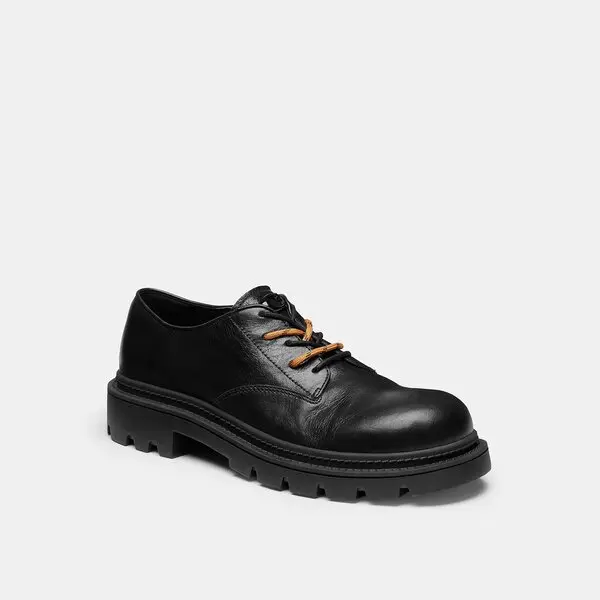 COACH Oxford Derby Shoes - Black
