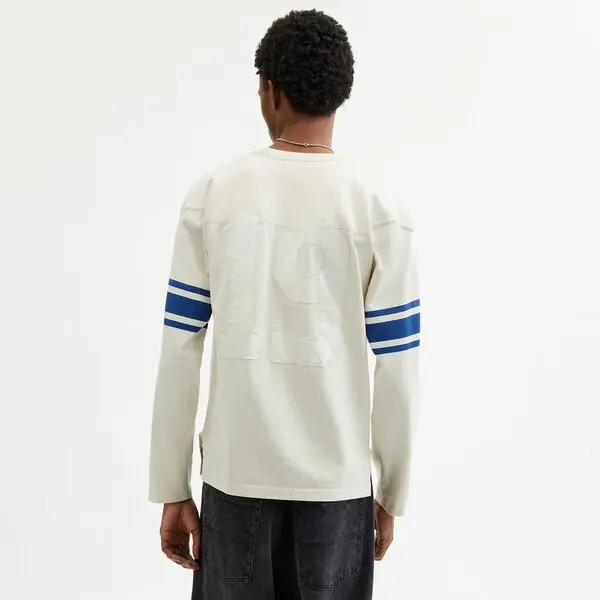 COACH Striped Varsity Long Sleeve T-shirt In Organic Cotton