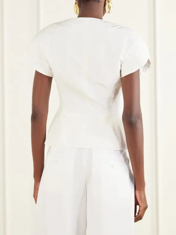 Jacquemus La Veste Ovalo Faille Blazer