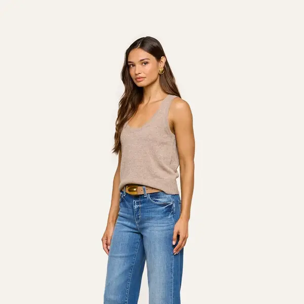 L'Agence Filou Cashmere Tank Top