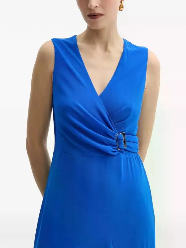 MORGAN V-neck Midi Dress