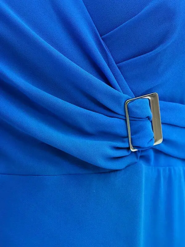 MORGAN V-neck Midi Dress