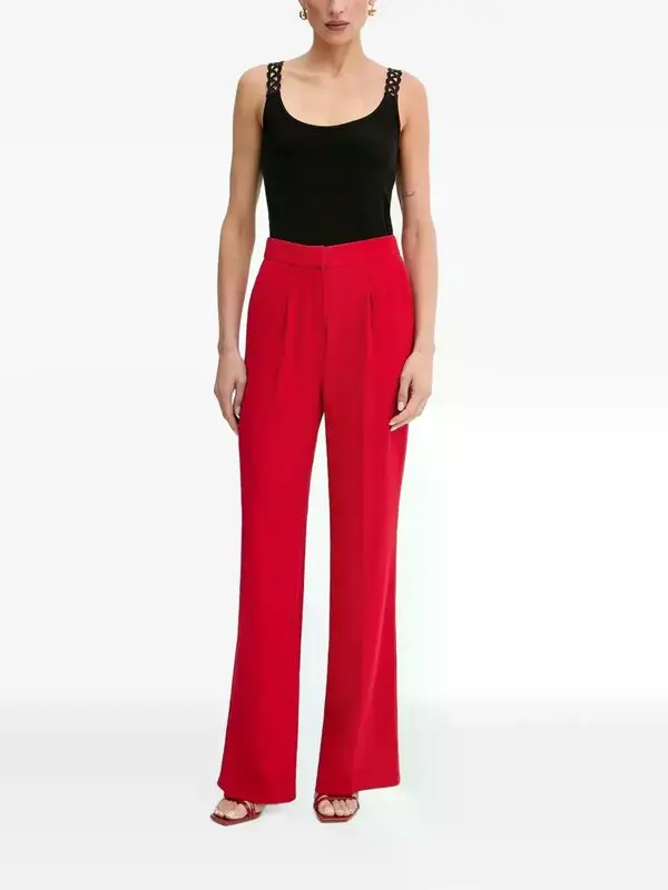 MORGAN Pleated Wide-leg Trousers