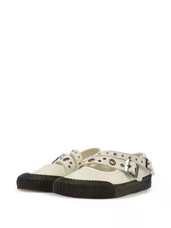 VANS Mary Jane Studded Buckled Sneakers - Neutrals