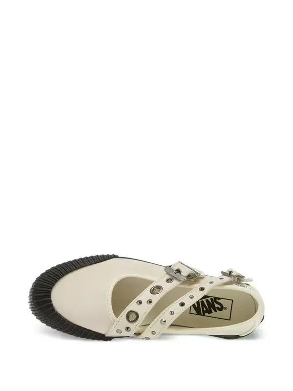 VANS Mary Jane Studded Buckled Sneakers - Neutrals