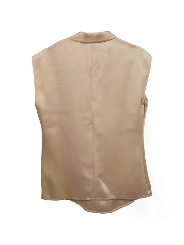 Giorgio Armani Draped Sleeveless Top