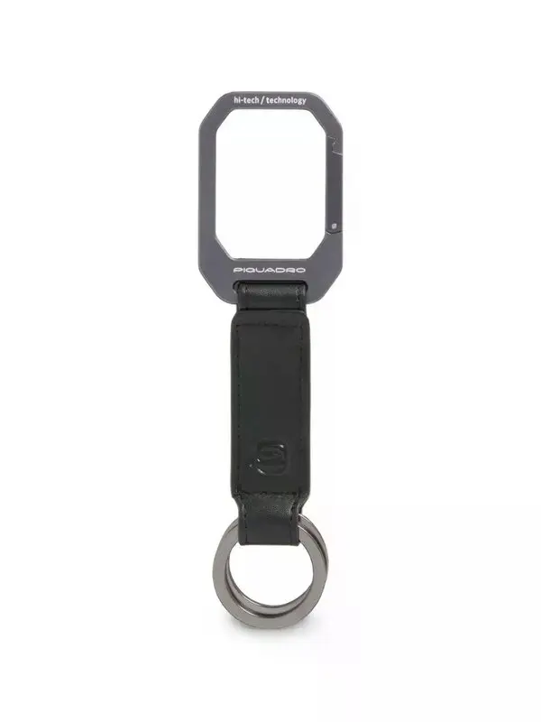 PIQUADRO Carabiner Leather Keyring