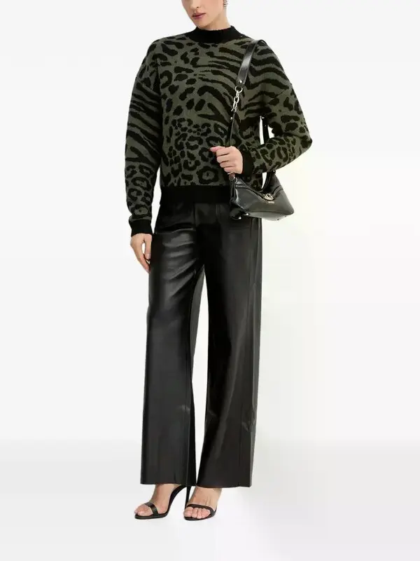 MORGAN Animal-print Sweater