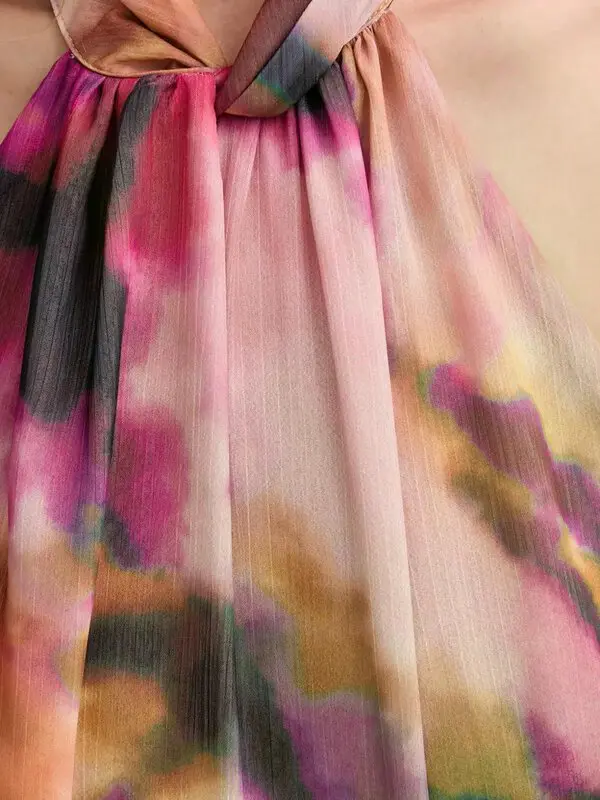 MORGAN Tie-neck Top
