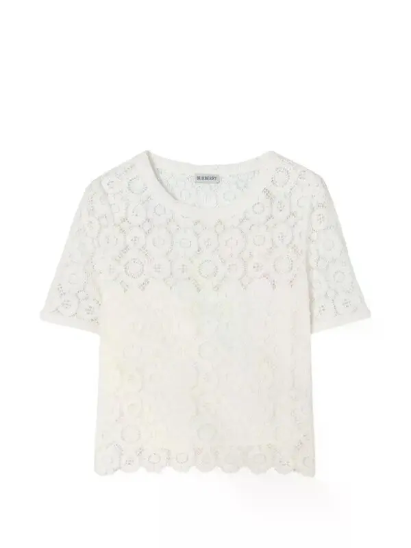 Burberry Lace Top - Neutrals