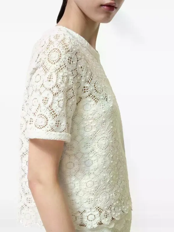 Burberry Lace Top - Neutrals
