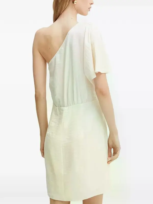 MORGAN One-shoulder Draped Mini Dress