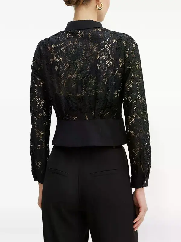 MORGAN Cegil Lace-embelished Shirt
