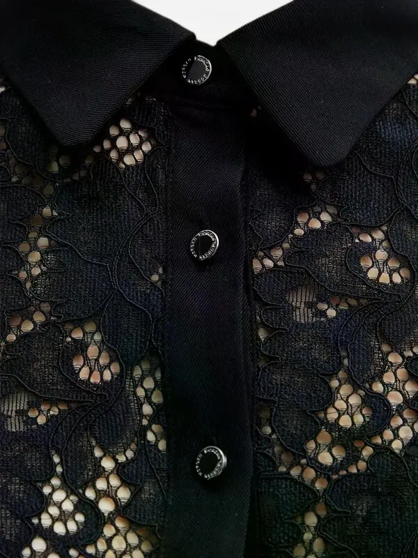 MORGAN Cegil Lace-embelished Shirt