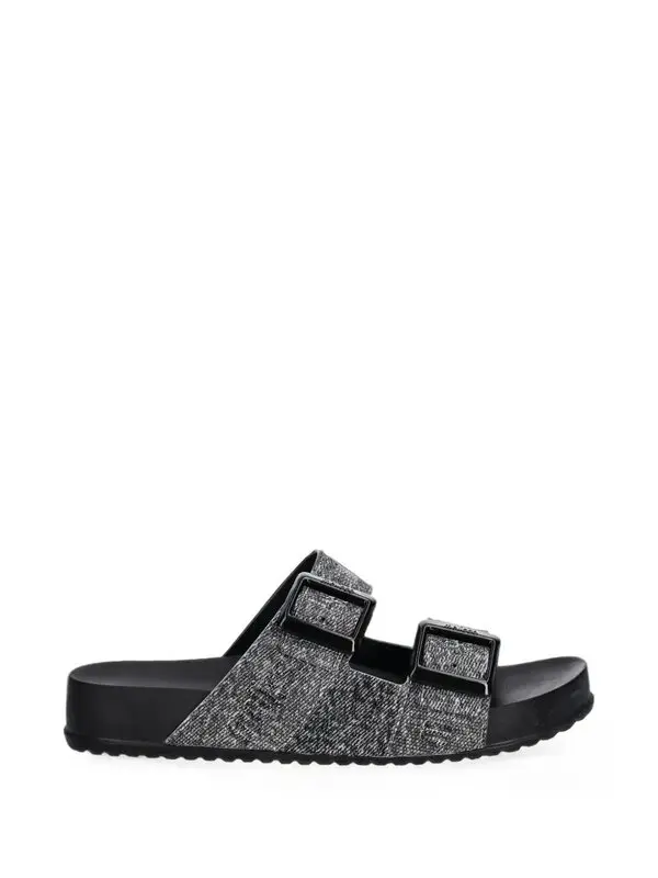 Melissa Cozy M Lover Buckle-fastening Slides - Grey