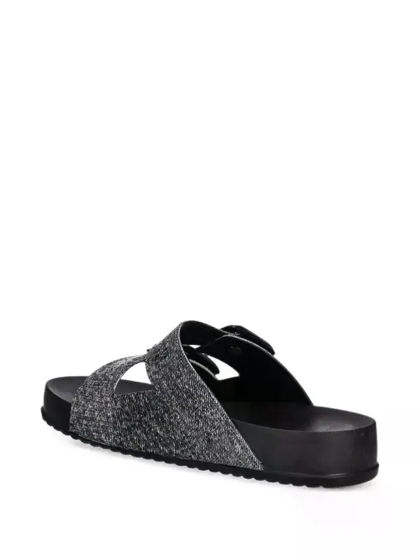 Melissa Cozy M Lover Buckle-fastening Slides - Grey